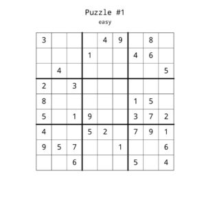 Sudoku Printable Hard Puzzles- Volume 1 | Large Printable 100 Pages ...