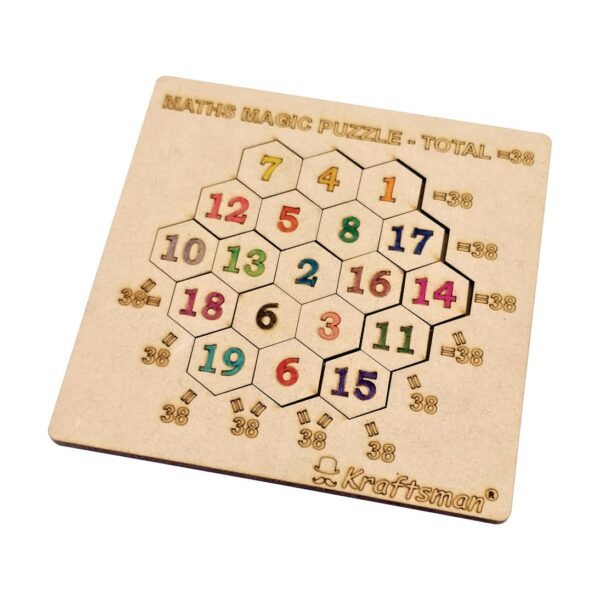 Kraftsman 38 Maths Magic Puzzle | Summing Up the Fun | Color Your ...